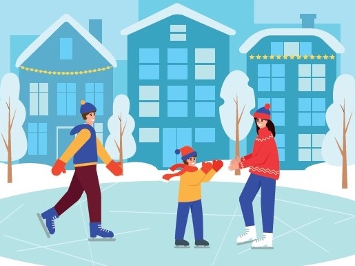 Une patinoire éphémère à Solaize - Mairie de Solaize