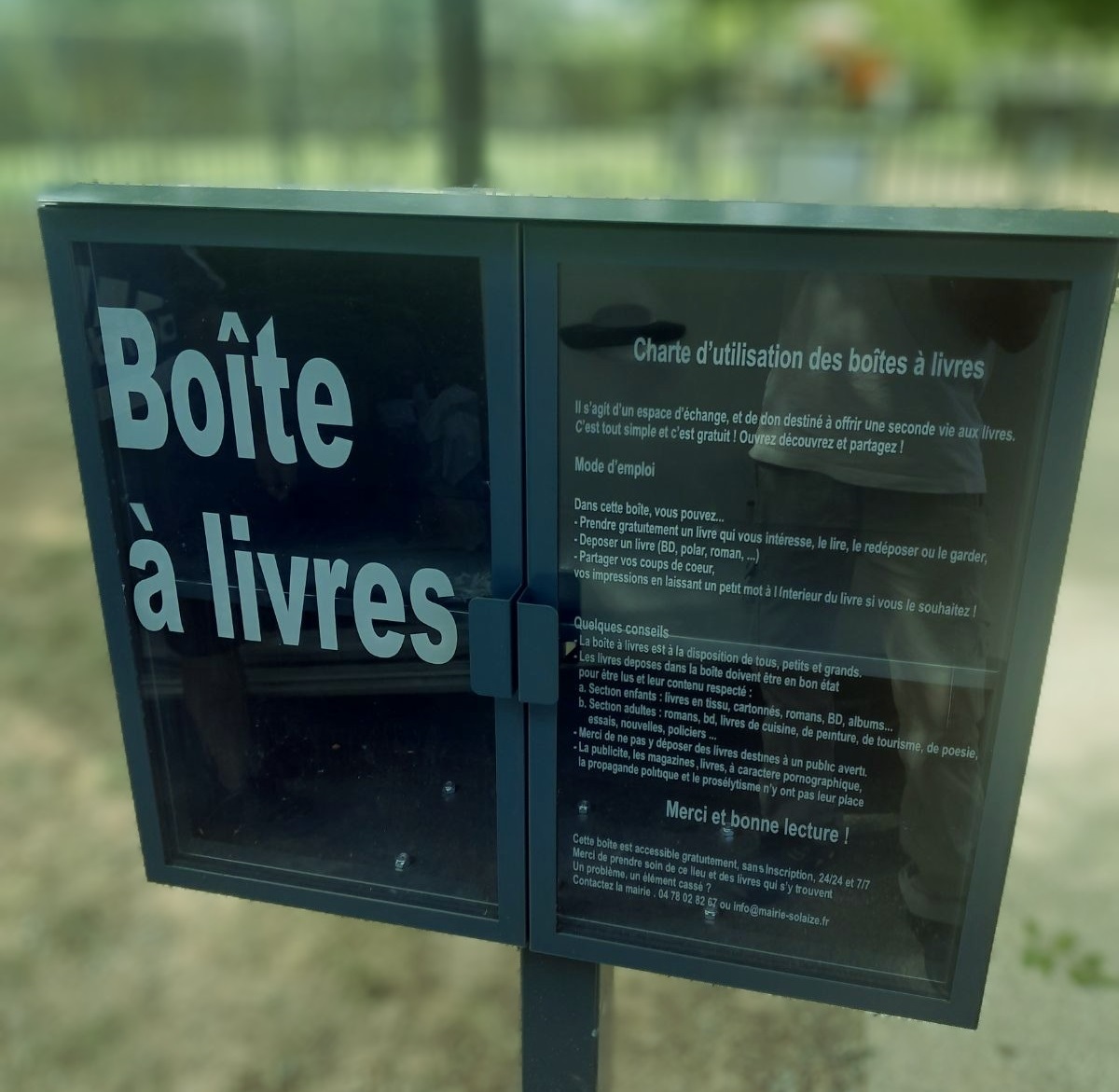 Les boites à livres sont arrivées - Mairie de Solaize